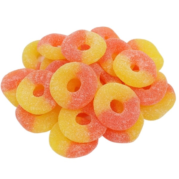 Gummy Peach Rings from Land Of The Gummies